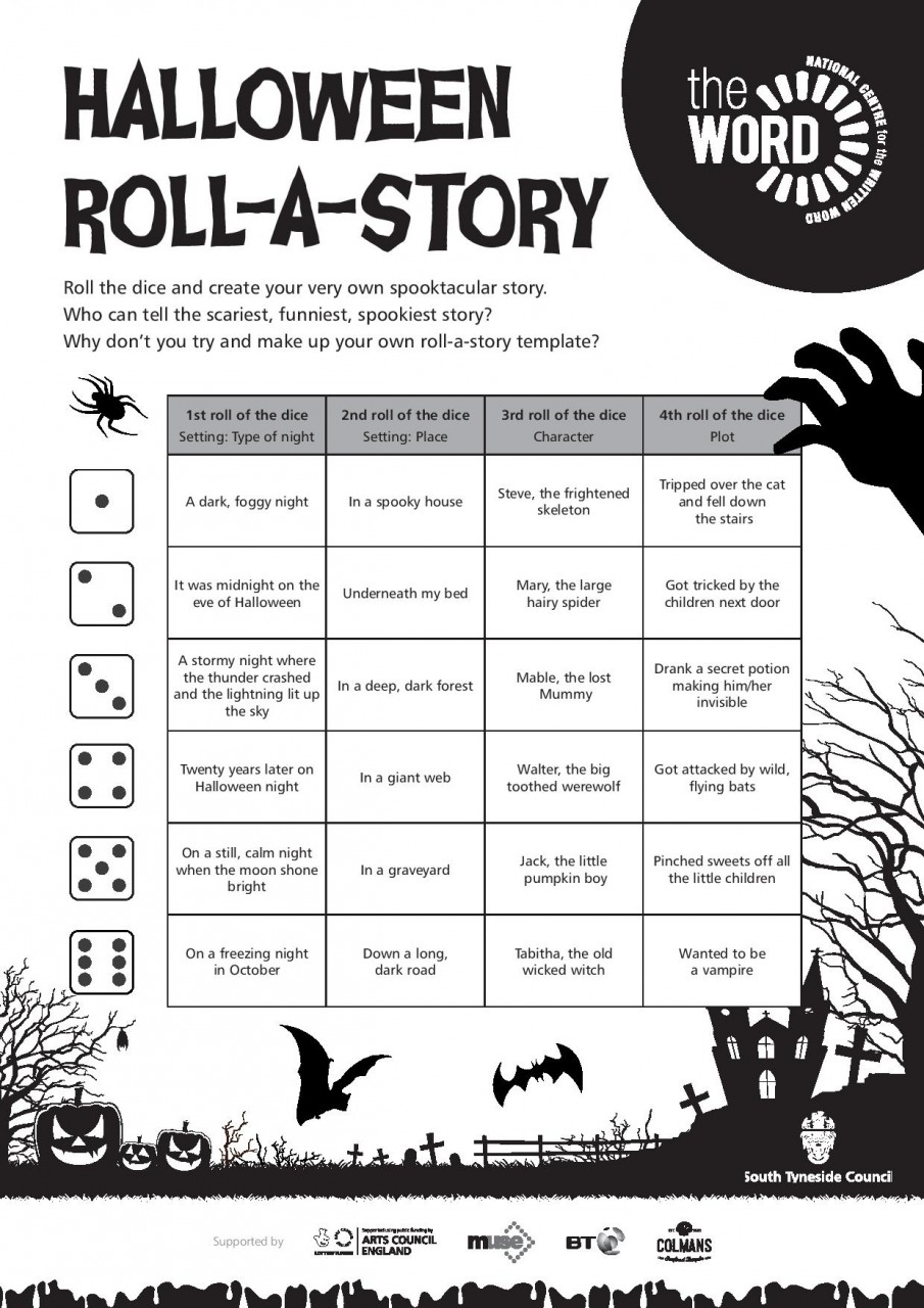 Halloween Activity Sheets | The Word, National Centre for the Written ...